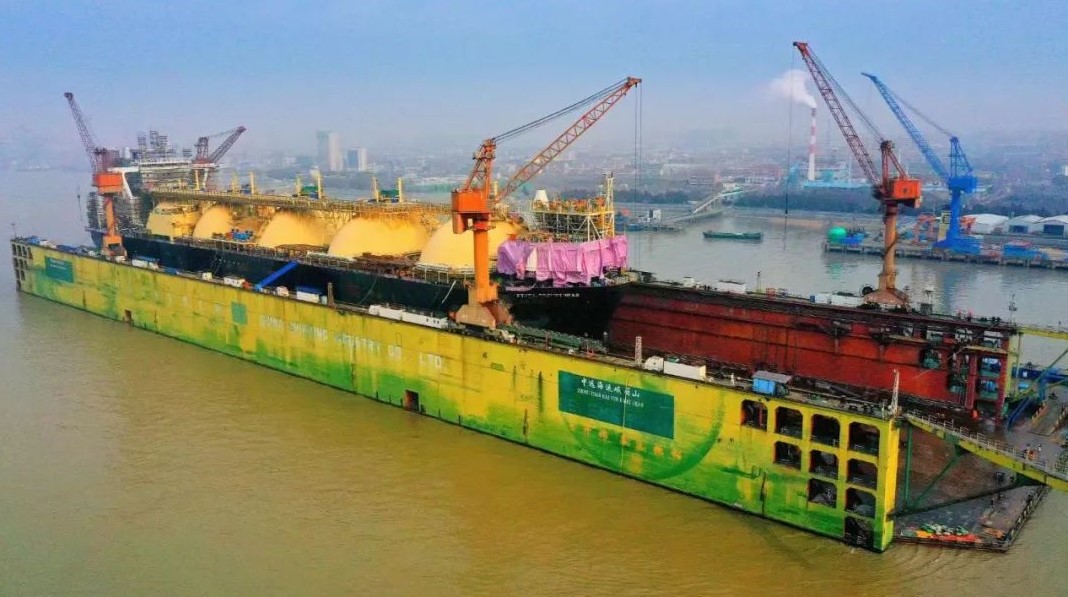 Cosco’s yard progresses Cyprus FSRU conversion work